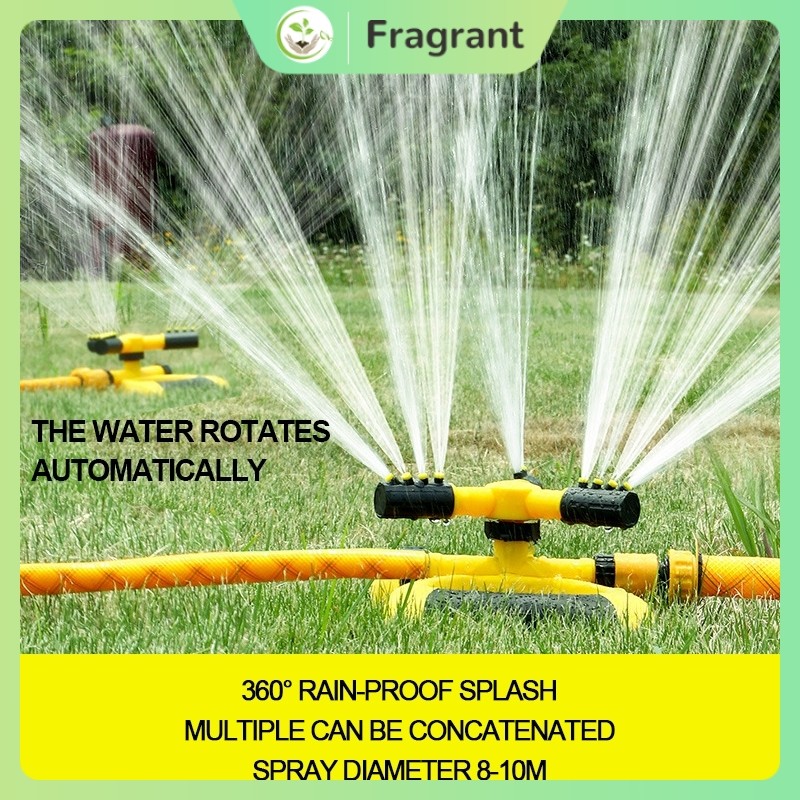 360 degree rotating spray automatic garden sprinkler for lawn, garden ...