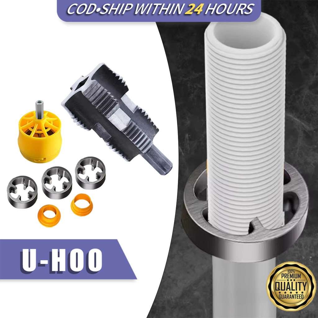 1/2Inch 1Inch Dies Pipe Threader PVC Pipe Threader Plumbing Thread Tool ...