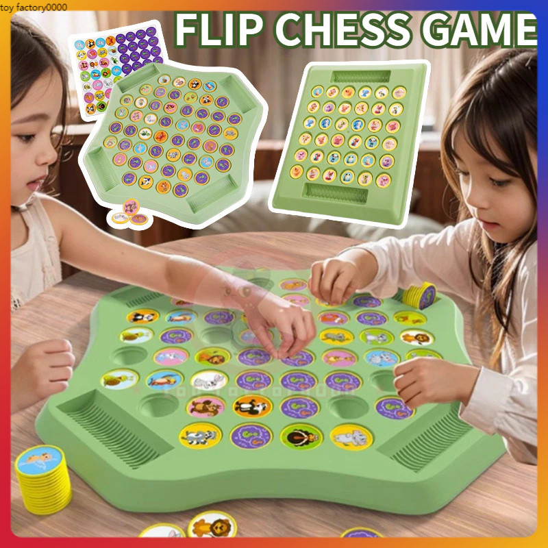 toy factory Flip Chess Board Game Kids Toy Creative Educational ...