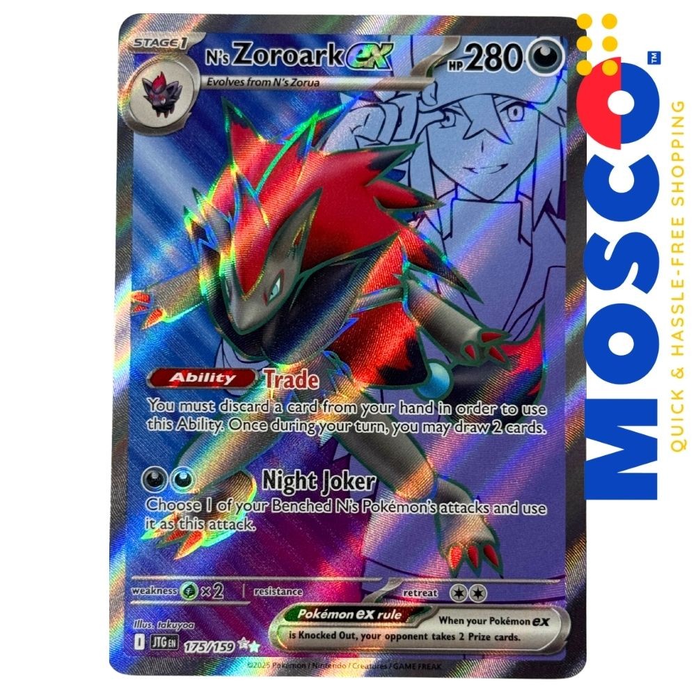 N's Zoroark ex - 175/159 Journey Together | Pokemon TCG | Shopee ...