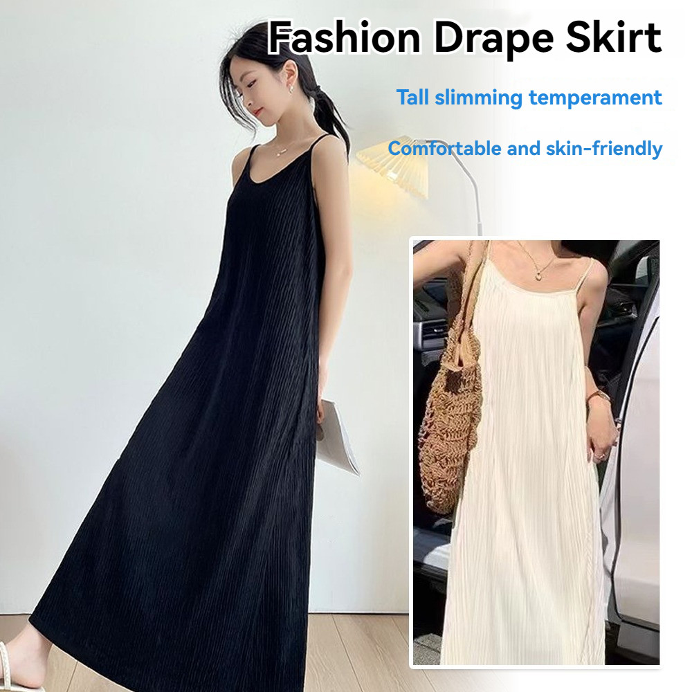 Dress Sleeveless Base Dress Women's Long Inner Dress Base Black ...
