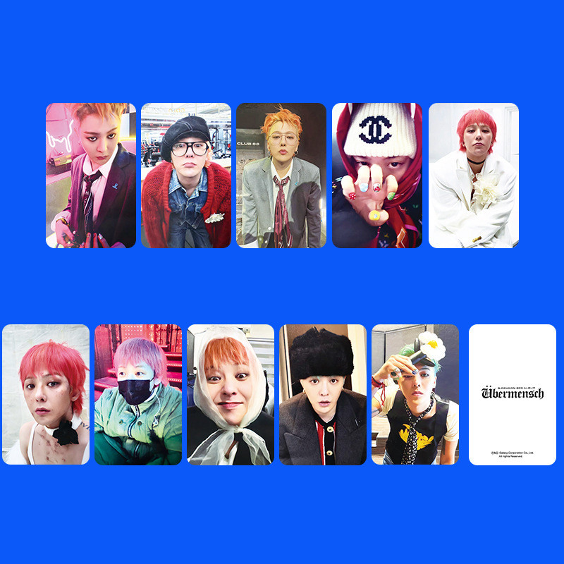 G G-DRAGON card G-DRAGON 2RD ALBUM SOLO Photocard Ubermensch ALBUM card ...