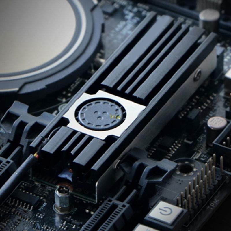 BT M2 SSD Heatsink Cooler Double-sided Radiator Hard DriveCooling Fan ...