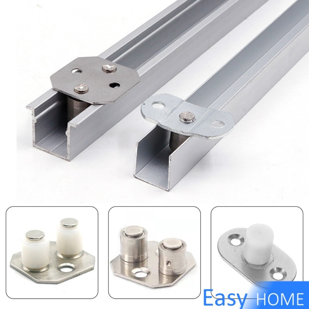 E.H Sliding Door Guide Drawer Metal Roller Guides Supporting Wide Hem ...