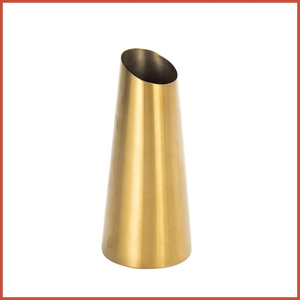 Metal Vases For Flowers Tall Stainless Steel Creative Golden Vase Table ...