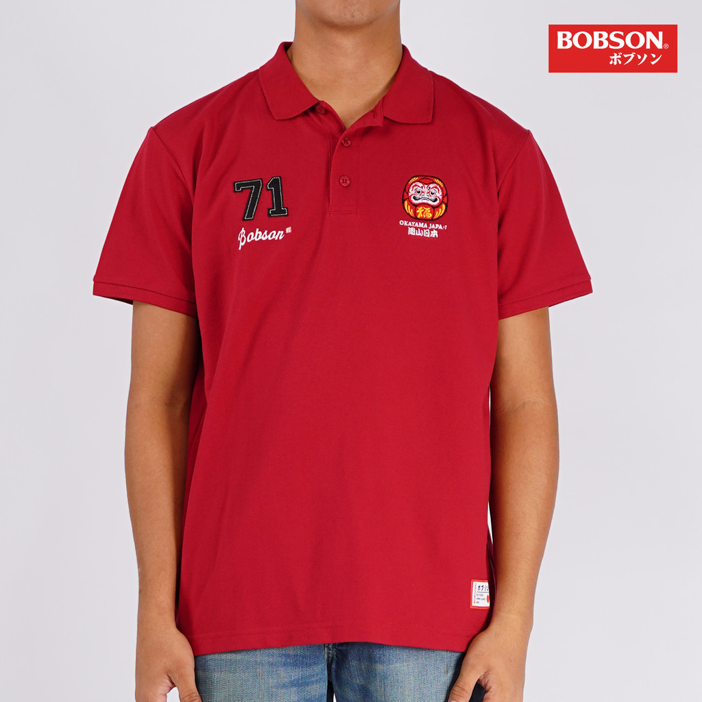 Bobson Japanese Men's Basic Collared Shirt for Men Trendy Fashion Apparel Slim Fit 126595 ...