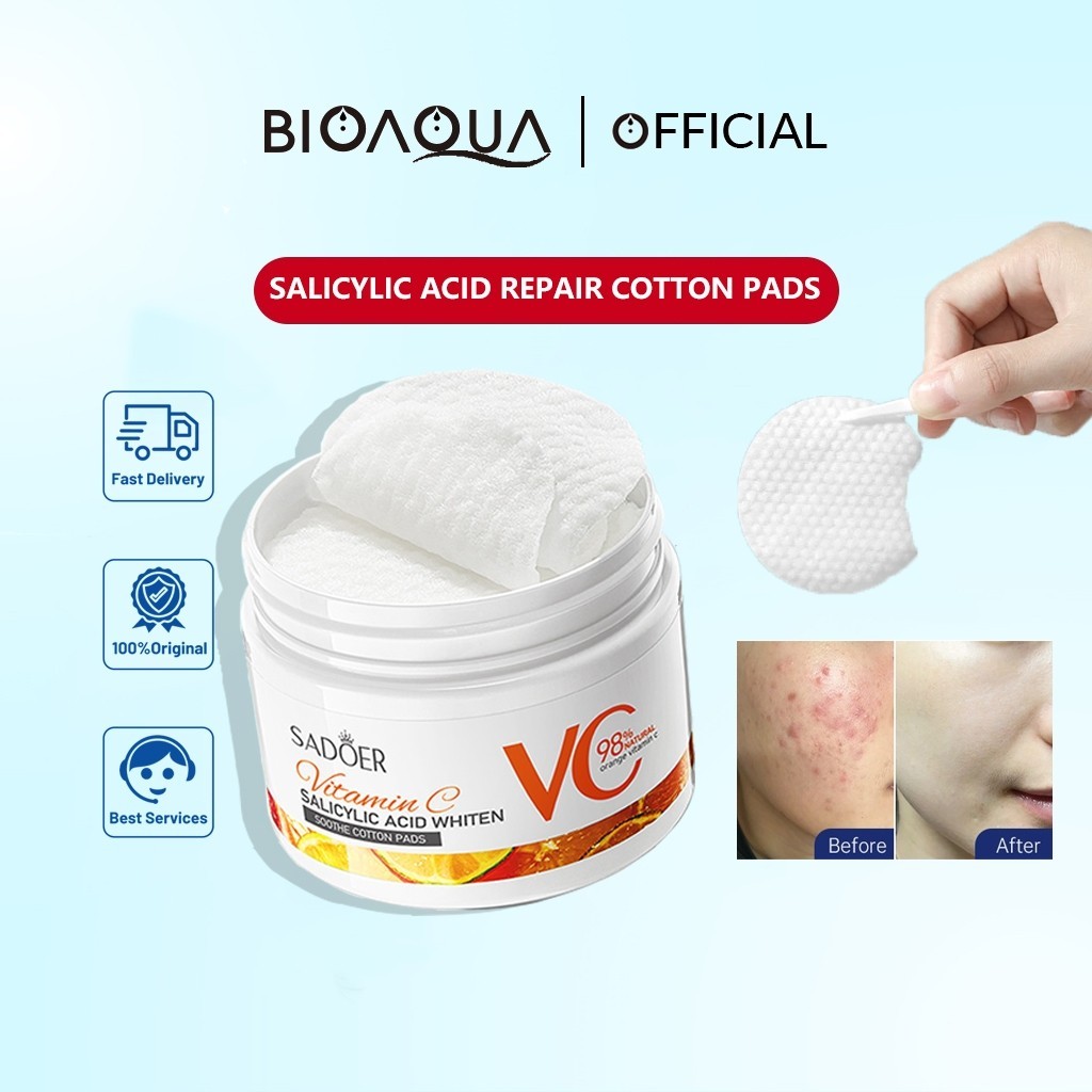 BIOAOUA Salicylic Acid Cotton Flakes Skin Care Acne Patch Improving ...