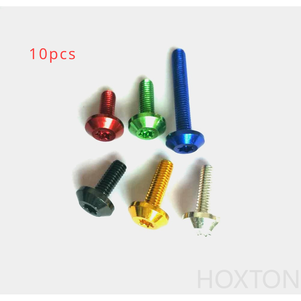 10PCS CNC Alloy Motorcycle Complete Fairing Bolt Kit Bodywork Screws ...