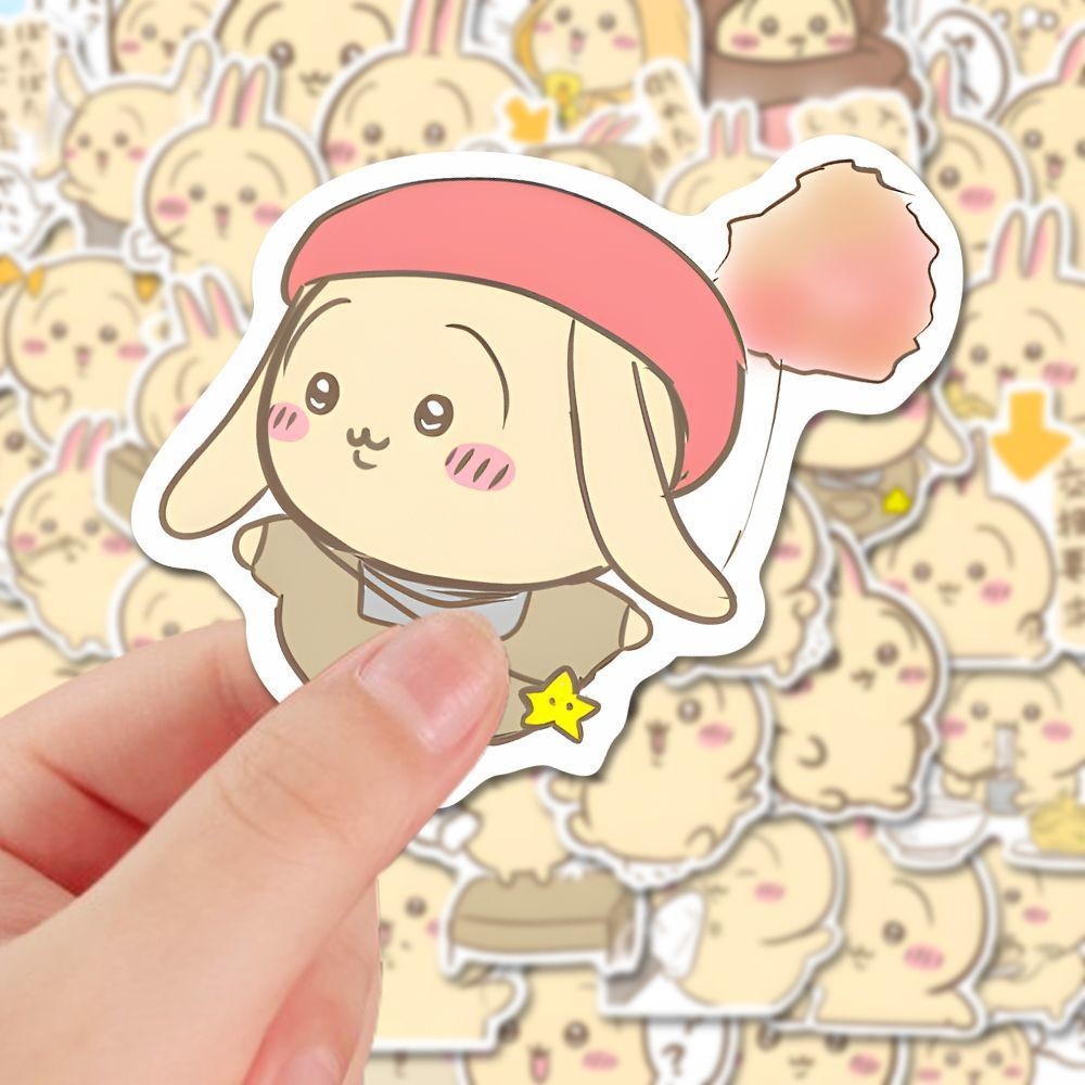 [Ready-Store] 100PCS Usagi Stickers Chiikawa Sticker Waterproof Cup DIY ...