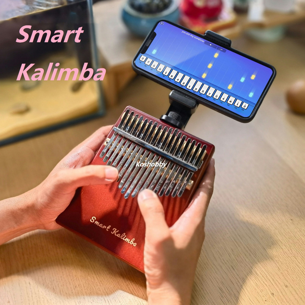 【Easy-to-Learn】Jooleer zhile Smart Kalimba APP Thumb Piano 17 21 Keys ...