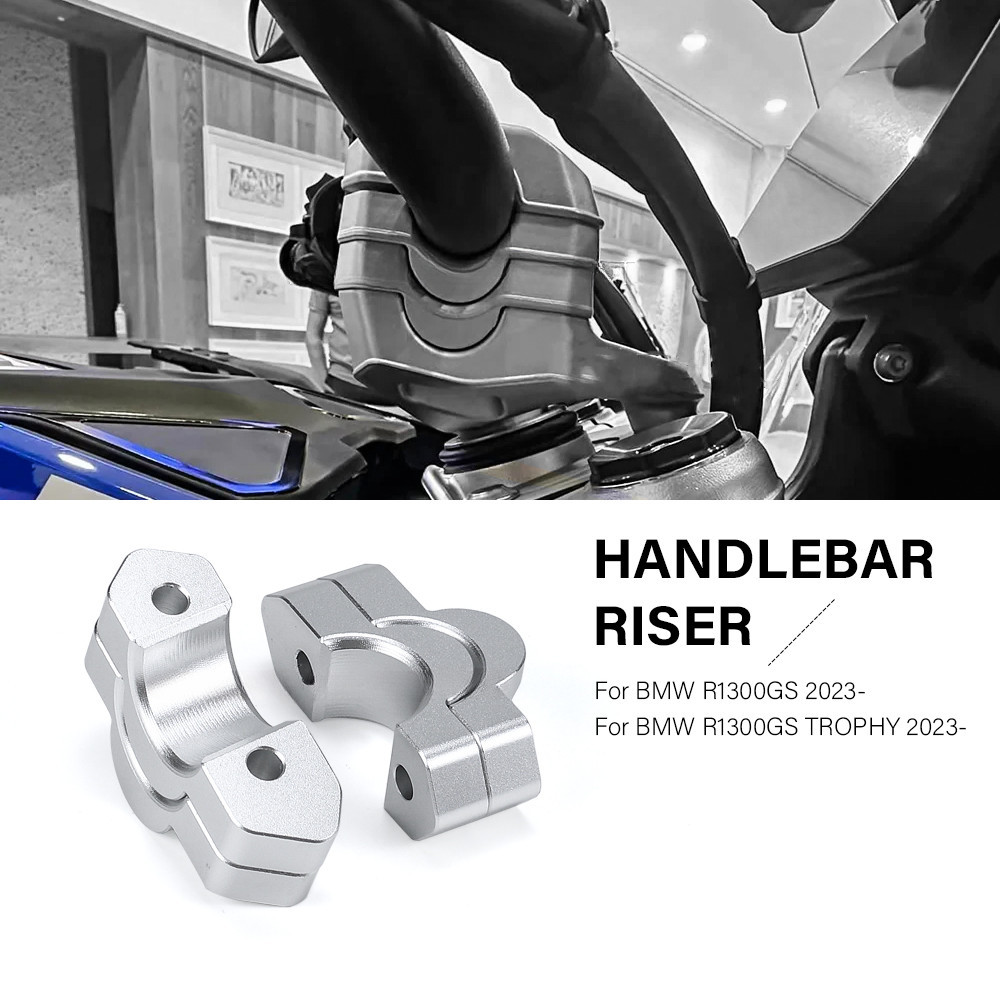 For BMW R 1300 GS Trophy R1300GS GS 1300 2023- Handlebar Risers Clamps ...