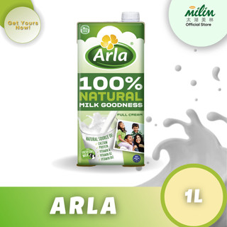 Arla Full Cream Milk 1000ml / Natural Full Cream Milk / Full Cream Milk ...