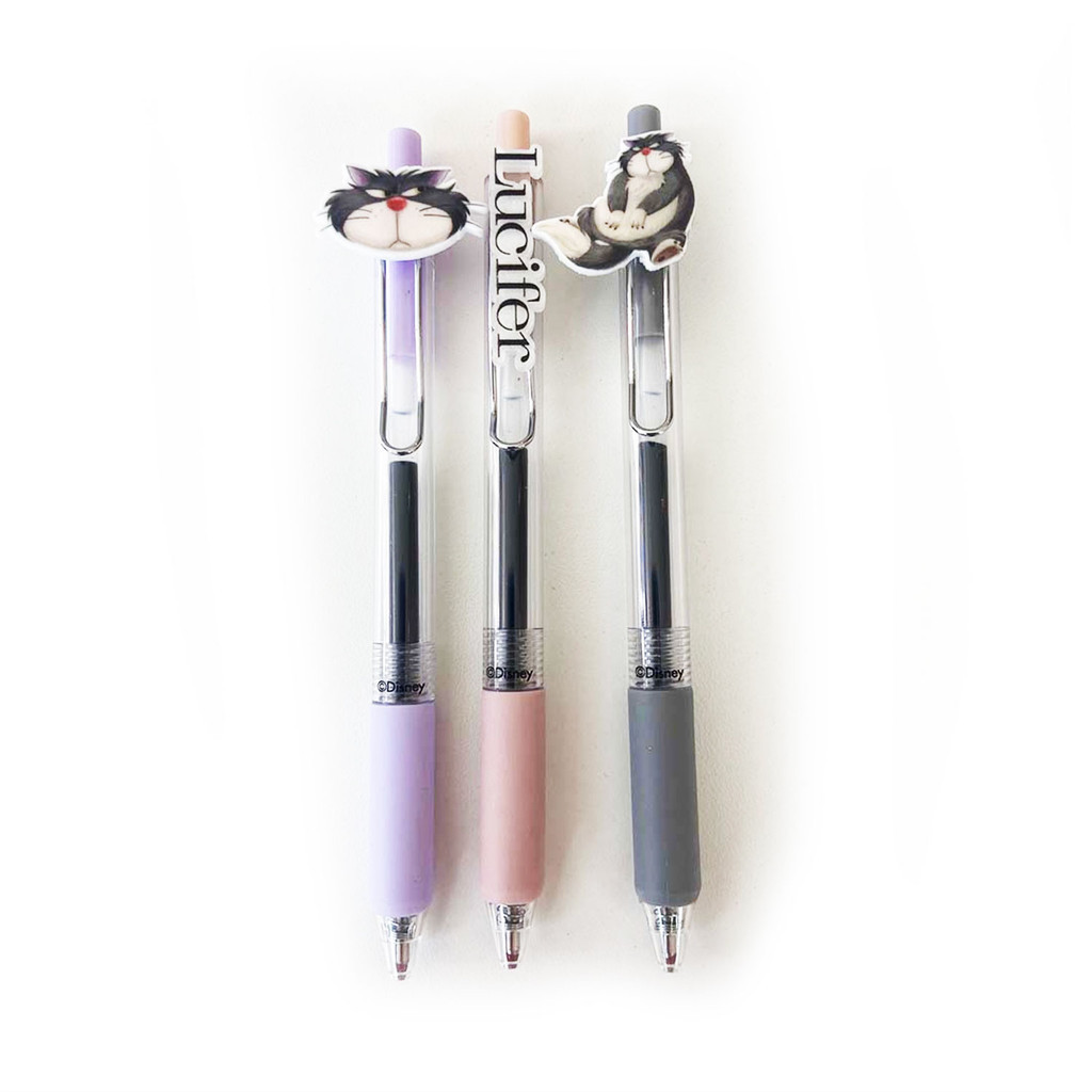 MINISO Disney Cat Collection 3 Piece Gel Pen Set Lucifer | Shopee ...