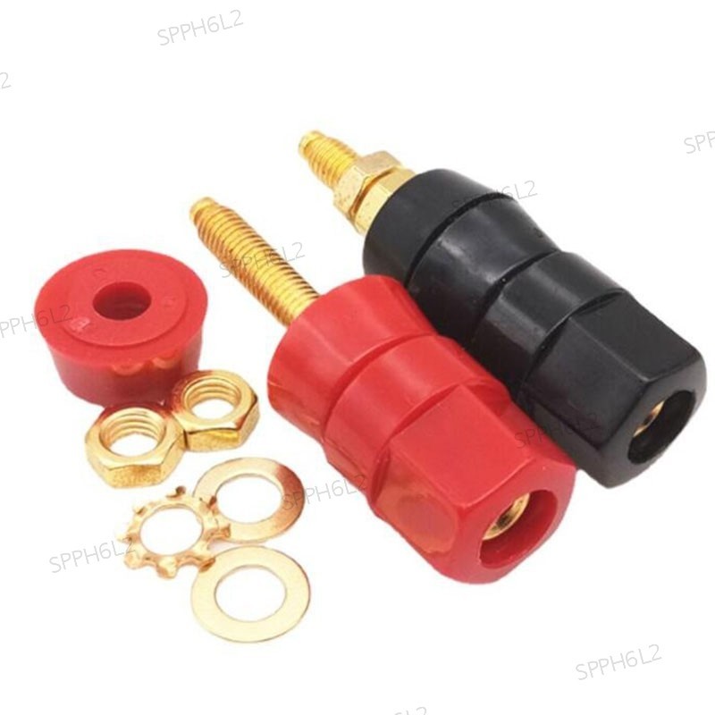 4mm Banana Plug Jack Adapter Connector single Socket Terminals Binding ...