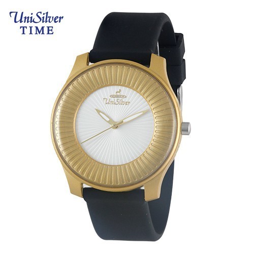Unisilver TIME Unisex Gold Analog Rubber Watch KW3417-1204 | Shopee ...