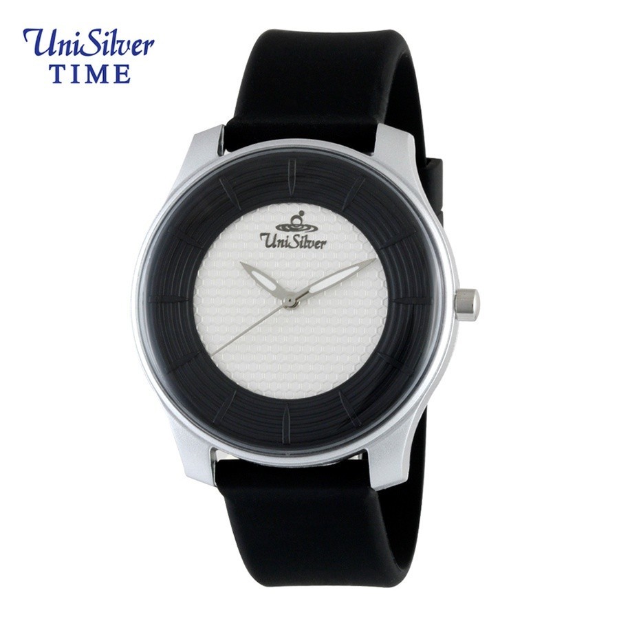 UniSilver TIME OPSIS HIVE Men's Large Analog Rubber KW3418-1112 Watch ...
