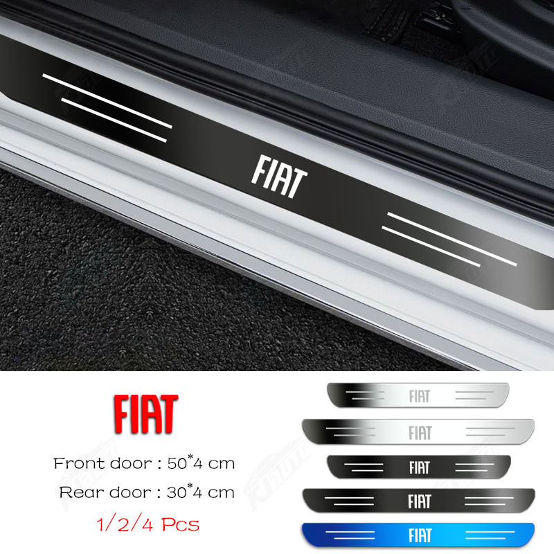 Fiat High-End Custom Metal Sill Protector Scratch-Resistant Dirt-Proof ...