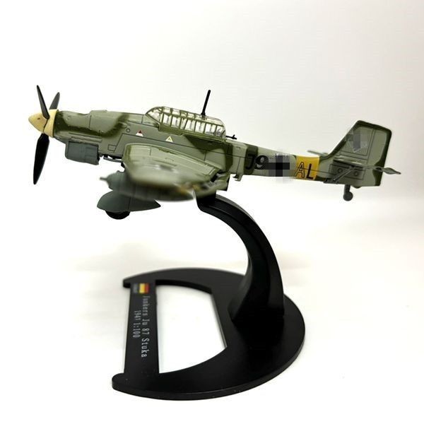 Available1/100 Fighter Deju-87 Stuka Alloy Airplane Model Dive Bomber ...