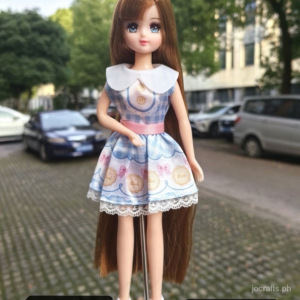 23cmHighTOMYGenuine Licca DollliccaLeica Doll Barbie Doll Long Hair ...