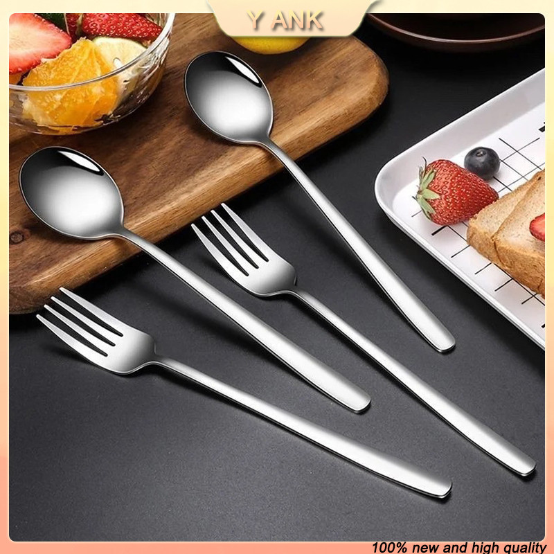 【COD/READY】6pcs In 1 Set Korean Cutlery Korean Style Flatware Stainless ...