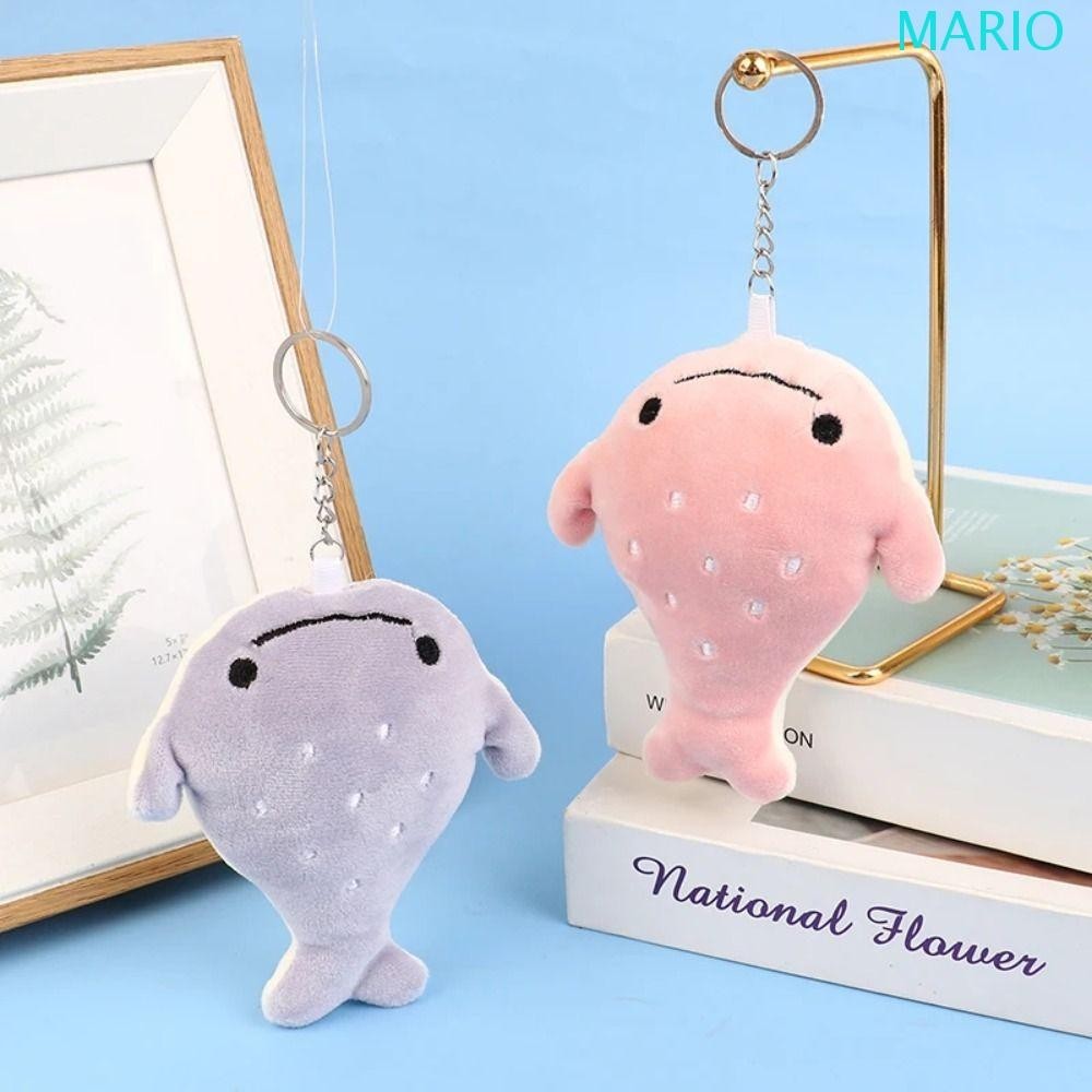 MARIO Cartoon Whale Keychain, Animal Whale Soft Stuffed Animal Whale ...