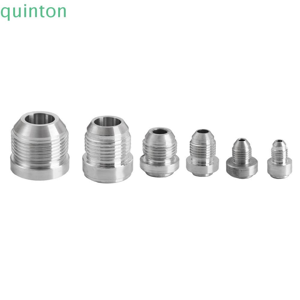 QUINTON Silver Male Aluminium Weld, Aluminum AN4-AN20 Straight Male ...