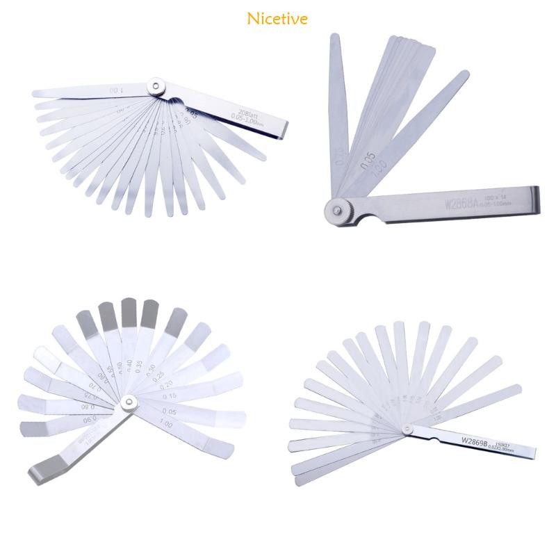 NICE Metric Feeler Gauge High-Precision 0 02-1mm Thickness Gages Gap ...
