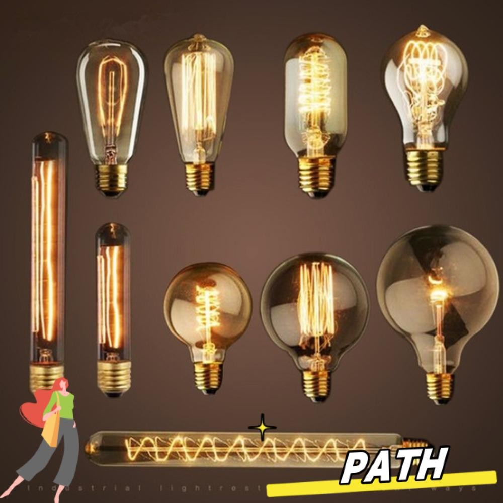 PATH Vintage Retro Bulb Warm White Bright Antique Incandescent Ball ...