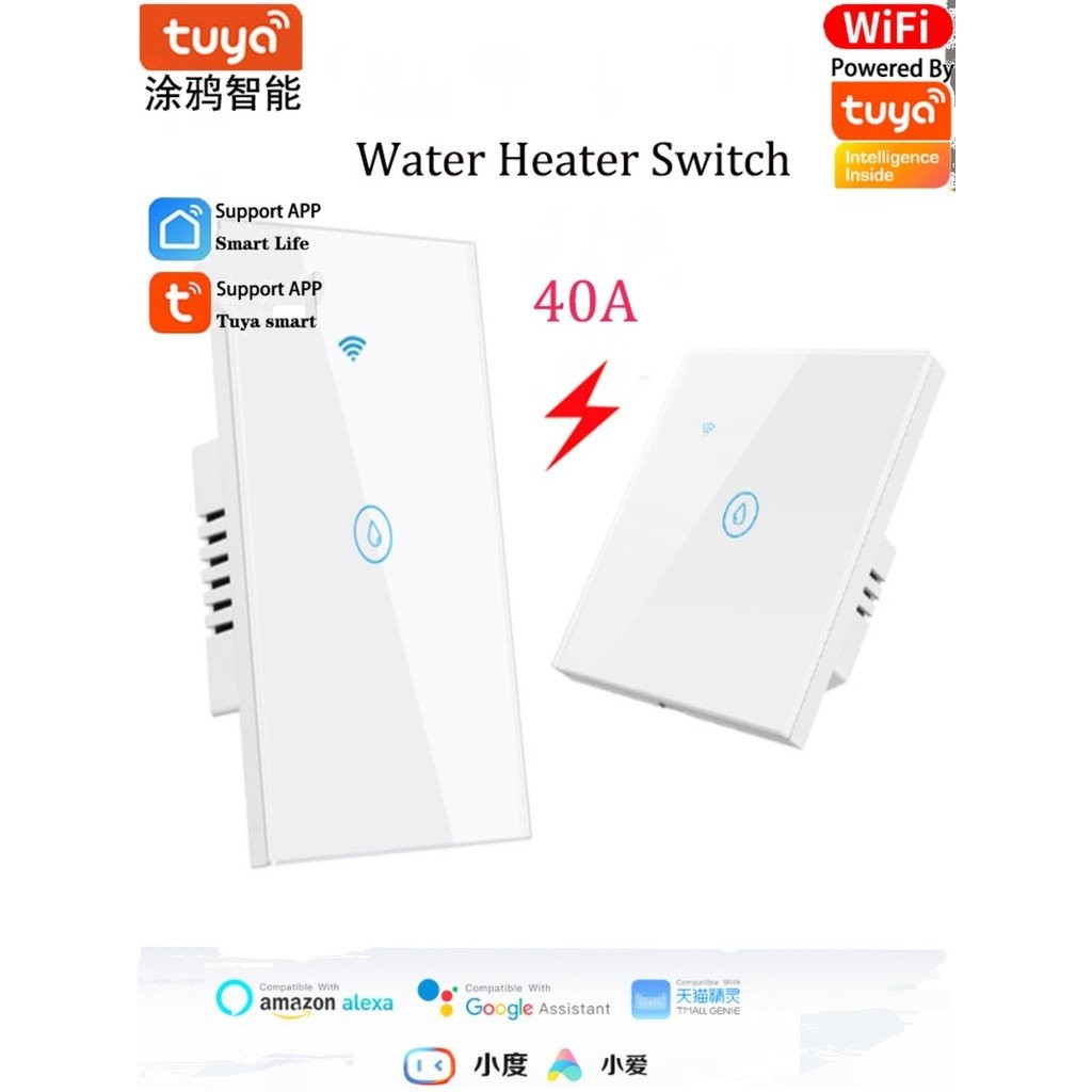 Tuya Smart Life APP American and European Regulations40A High Power ...