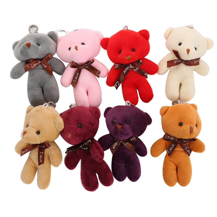 Teddy Bear Plush - Poseable Jointed Stuffed Animal with Detachable ...