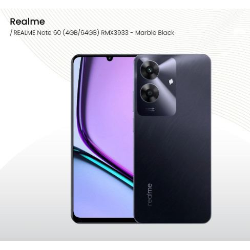 REALME Note 60 RMX3933 - Black/Blue | Shopee Philippines