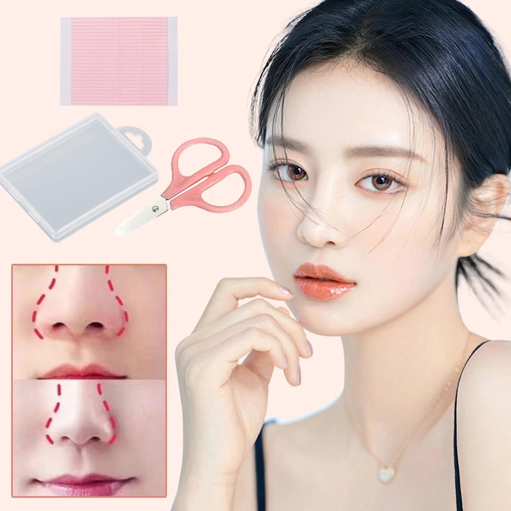 Shrinking Nose Wing Stickers Set Beauty Nose Invisible Transparent ...