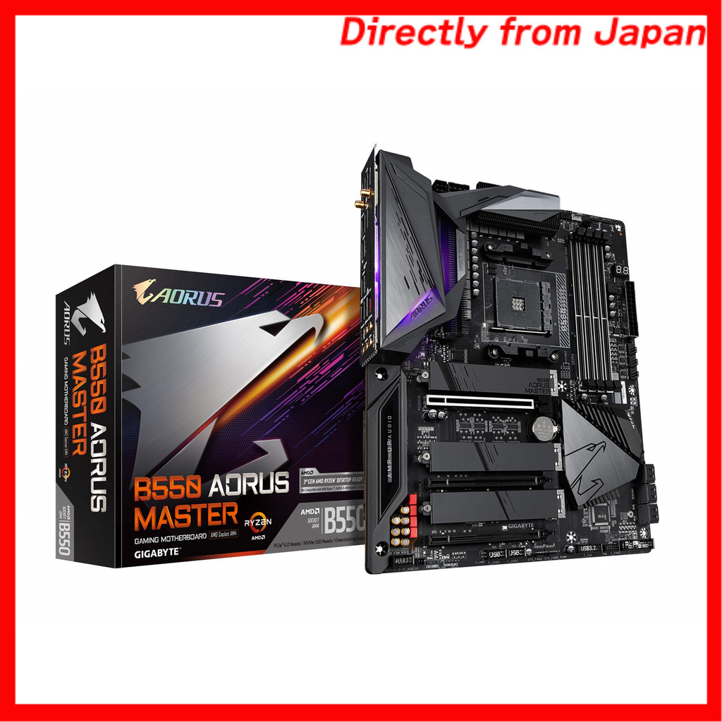 GIGABYTE B550 AORUS MASTER Motherboard ATX [With AMD B550 chipset ...