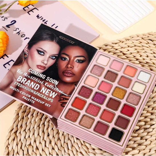 78 Color Book Style Five Page Eye Shadow Plate Lipstick All-in-one ...