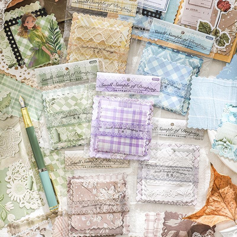 Mr.Paper Salt Patched Cloth Pattern Handbook DIY Background Decoration ...