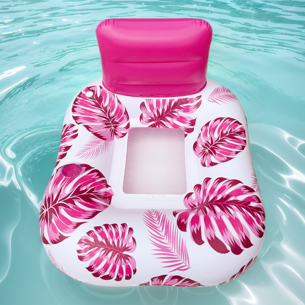 Pool Lounge Float Inflatable Pool Floats Ergonomic Floating Chair for ...