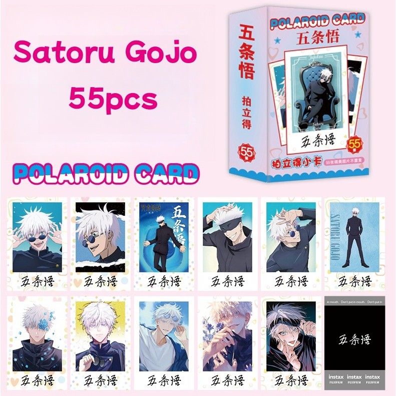 55pcs Demon Slayer Bungo Stray Dogs Lomo cards Blue Lock Lop-Eared ...