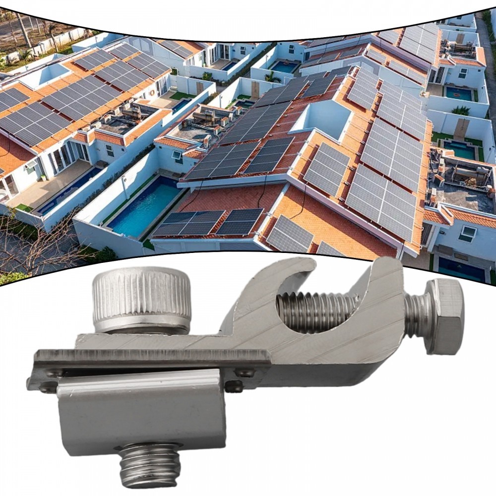 Solar Panel Mounting Bracket Grounding Lug Photovoltaic Support High ...