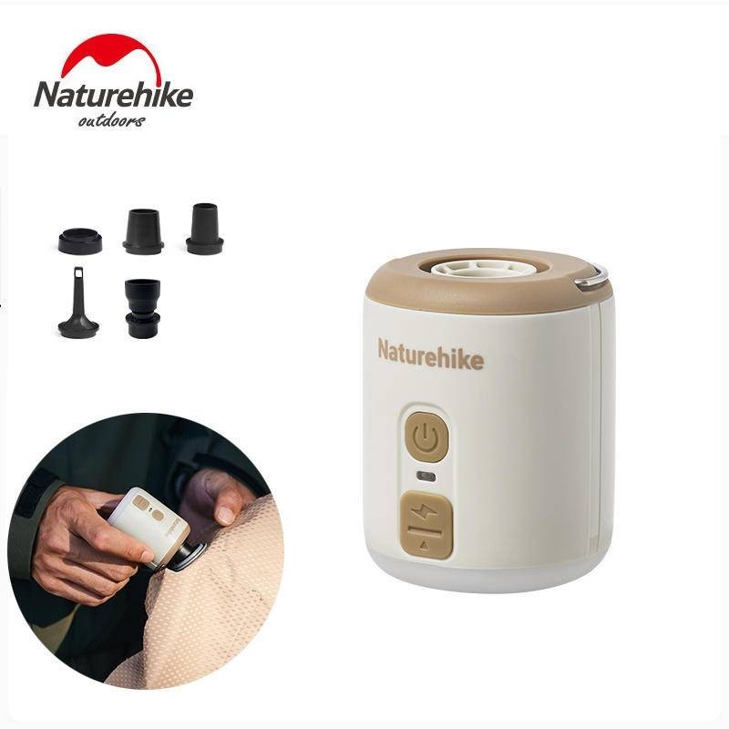 Naturehike Mini Pump Ultralight Portable Camping Pump Rechargeable Air ...