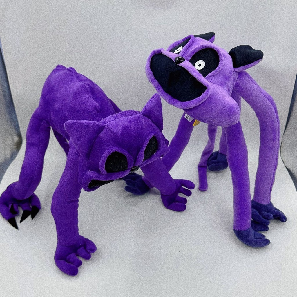 Ready Stock New Style Bobby Horror Smile Animal Purple Cat Doll smiling ...