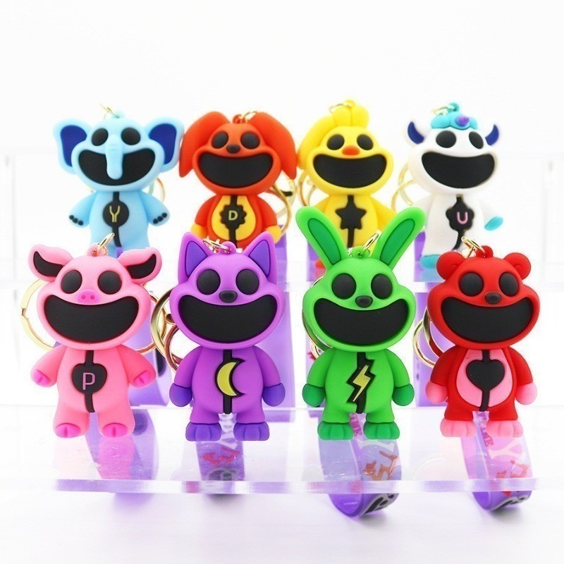 Game Smiling Critters Keychain Poppy Playtime Cartoon Hopscotch Catnap ...
