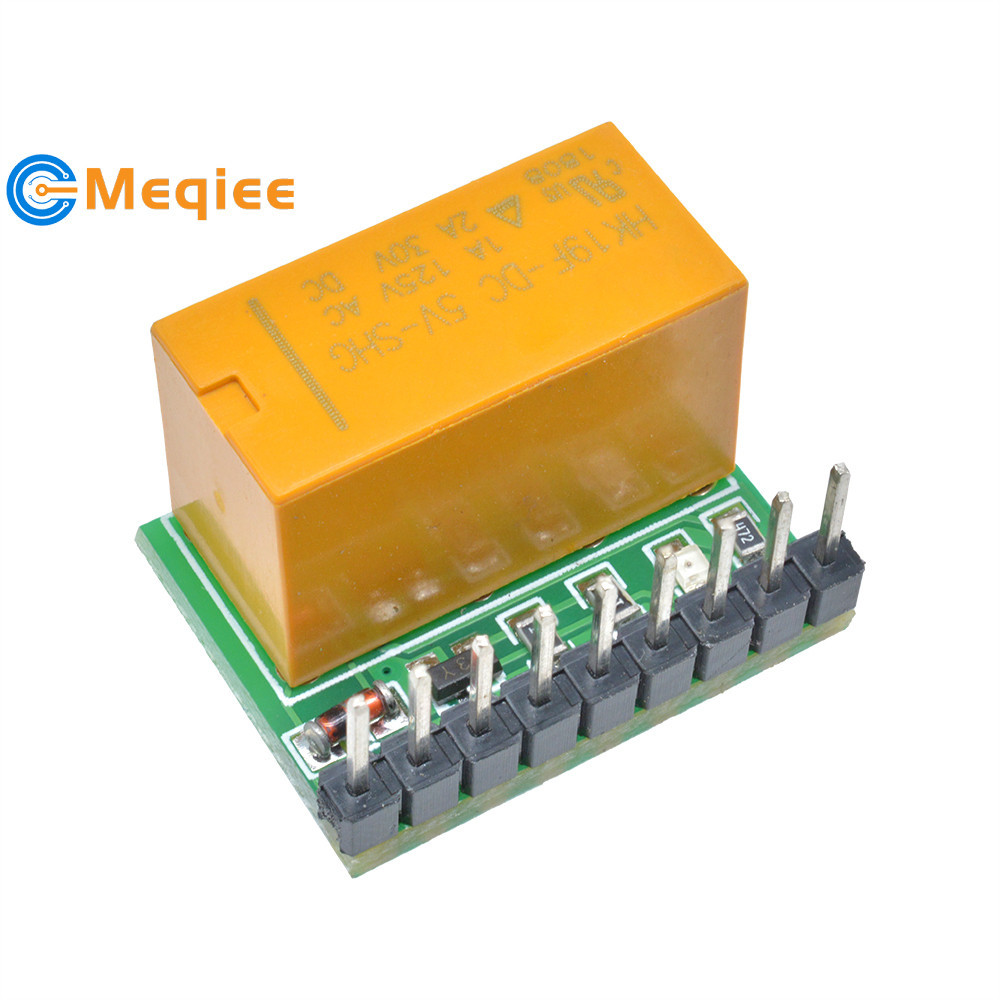 Ultra small DC5V DPDT double pole double throw relay module | Shopee ...