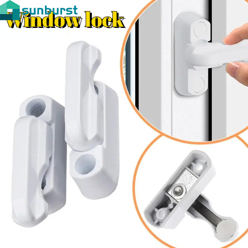 T-Shaped Window Lock - Window Restrictor Lock - Safety Barrier Baffle ...