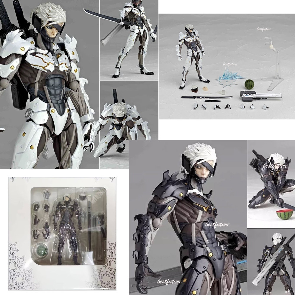 Metal Gear Rising Revengeance Action Figure Raiden MGS KO Kaiyoda Model ...