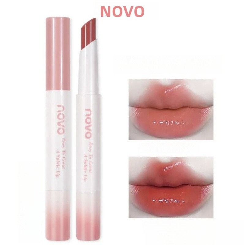 Novo Lipstick Translucent Water-Gloss Lipstick Moisturizing ...