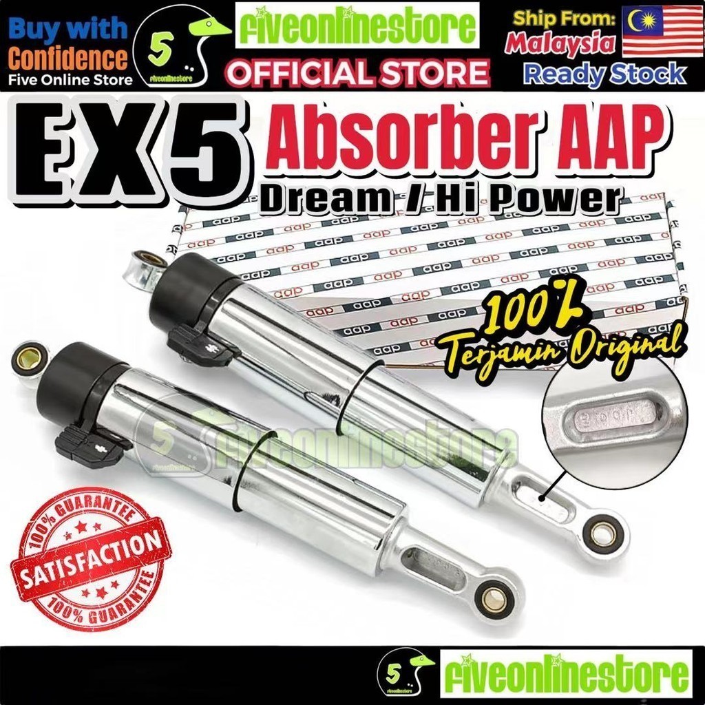Absorber AAP EX5 Dream HiPower EX5 HP Heavy Duty Rear Absorber Belakang ...