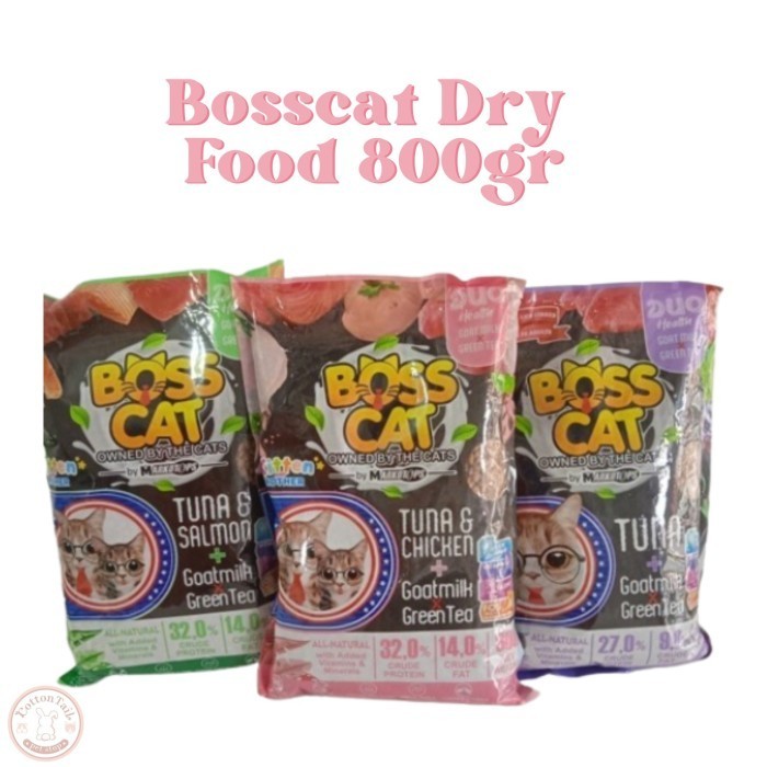 Bosscat dry cat food by markotops dry 800gr | Shopee Philippines