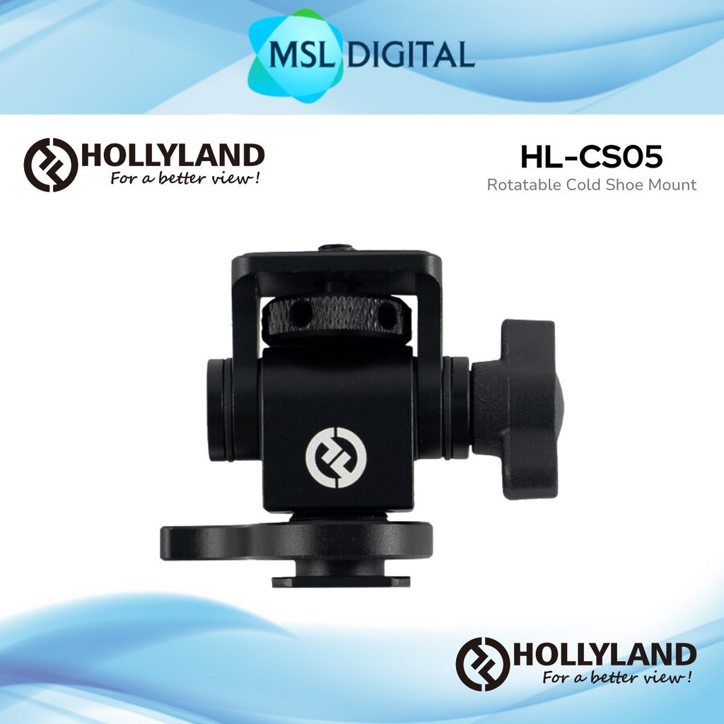 Hollyland CS05 Rotatable Cold Shoe Adapter Mount for Wireless Unit HL ...