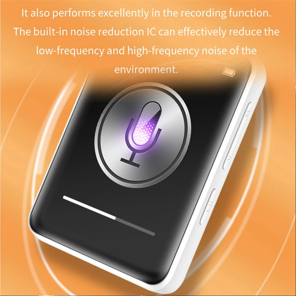 【Xdigzhizi】Mini Portable MP3 Player Bluetooth Small Music Player Touch ...