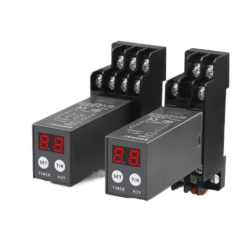Time relay H3Y-2 4 digital display cycle JSZ6 small delay device ...